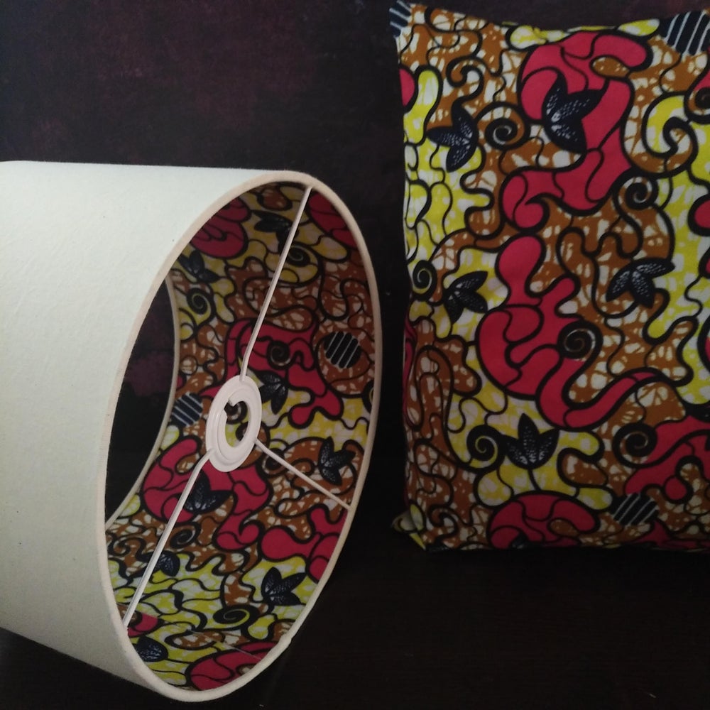 ALEWA colourful candy African lampshade & cushion – Detola and Geek